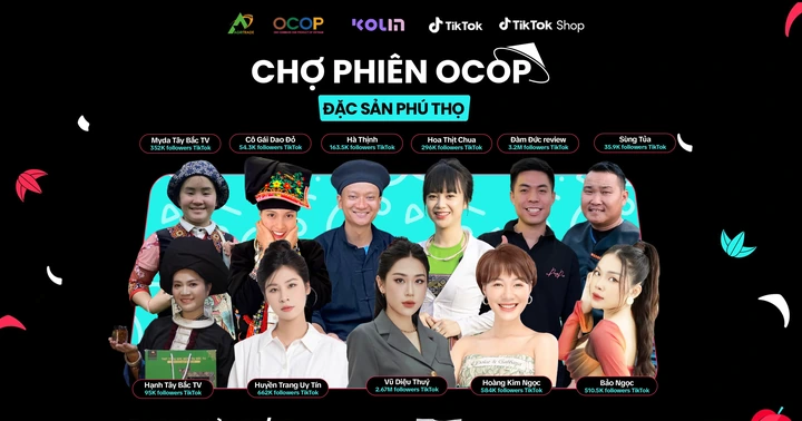 Livestream “OCOP Fair – Back to the Land of the Ancestors” on TikTok ...