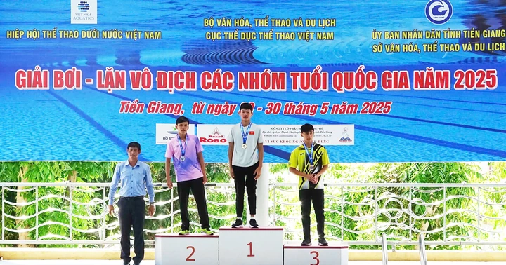 Phu Tho claims 8 more medals at 2025 National Age Group Swimming and ...